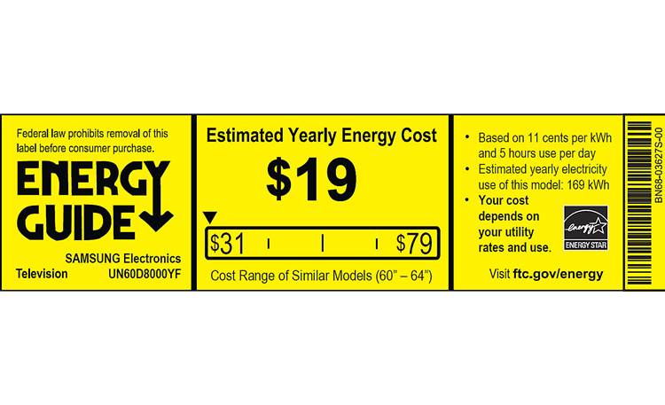 Samsung UN60D8000 60" 1080p 3D LED-LCD HDTV with Wi-Fi® at Crutchfield