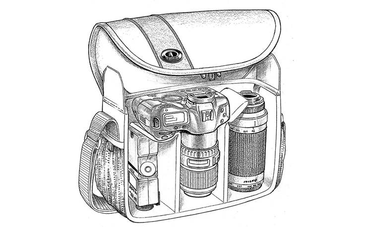 Tamrac Rally 4 (Black) Camera bag for digital SLRs at Crutchfield