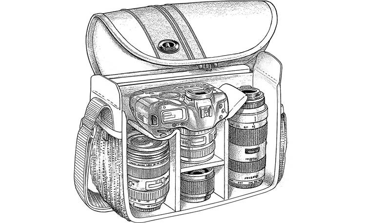 Tamrac Rally 5 (Black) Camera bag for digital SLRs, plus an iPad® or ...