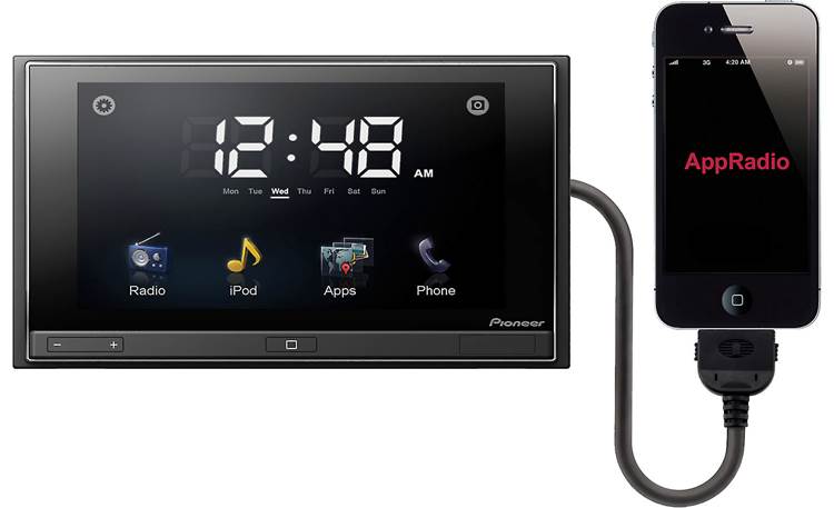 Pioneer AppRadio™ Digital media receiver at Crutchfield