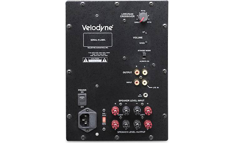 Velodyne DEQ-12R Powered subwoofer with built-in room equalizer and ...