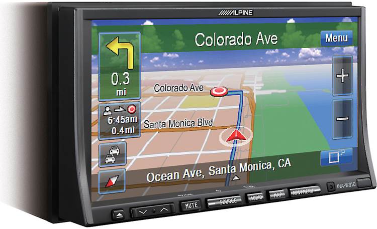 Alpine INA-W910 Perfect Fit for Toyota Sienna Alpine GPS receiver, plus dash adapter package for ...