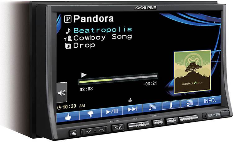 Alpine INA-W910 Perfect Fit for Toyota Sienna Alpine GPS receiver, plus dash adapter package for ...