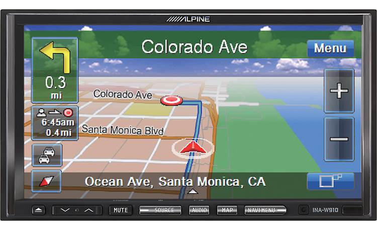 Alpine INA-W910 Perfect Fit for Toyota Sienna Alpine GPS receiver, plus dash adapter and ...