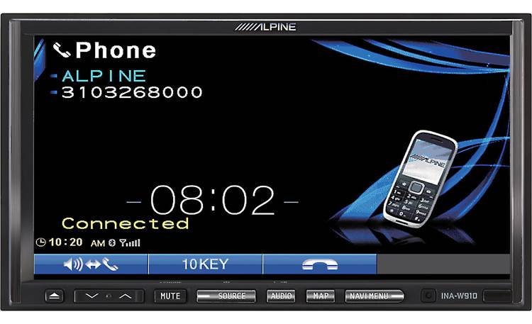 Alpine INA-W910 Perfect Fit for Toyota Sienna Alpine GPS receiver, plus dash adapter and ...