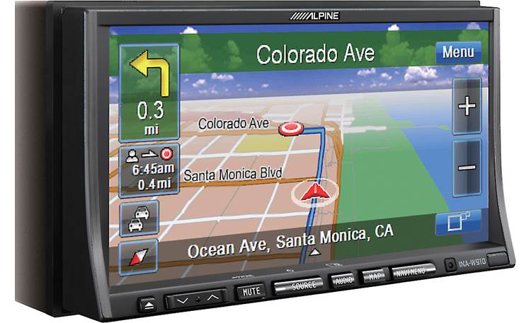 Alpine INA-W910 Perfect Fit for Toyota Sienna Alpine GPS receiver, plus dash adapter and ...