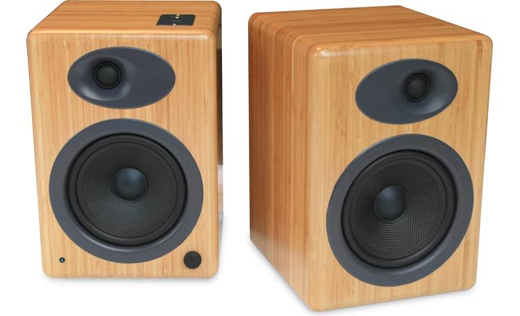 Audioengine 5 (A5) Premium powered bookshelf speakers (Bamboo) at ...