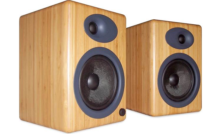 Audioengine 5 (A5) Premium powered bookshelf speakers (Bamboo) at ...
