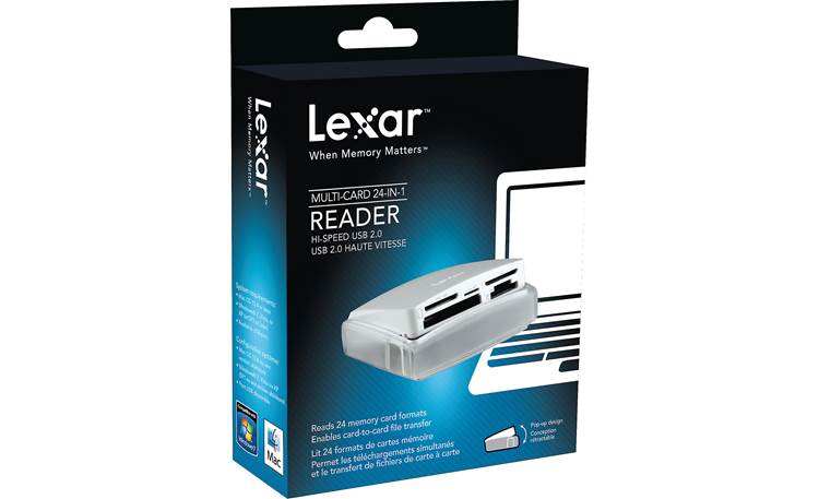 Lexar USB Card Reader 24-in-1 multi-card reader at Crutchfield