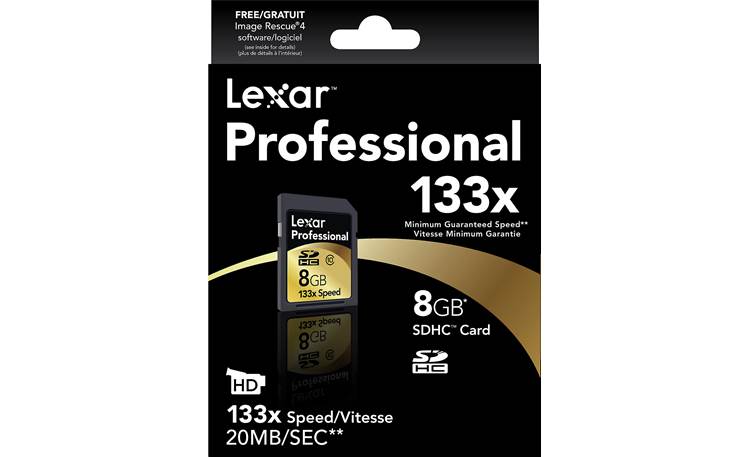 Lexar Professional SDHC Memory Card (8GB) 2-pack at Crutchfield