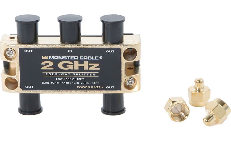 Monster Cable Ultra 4-way RF splitter at Crutchfield