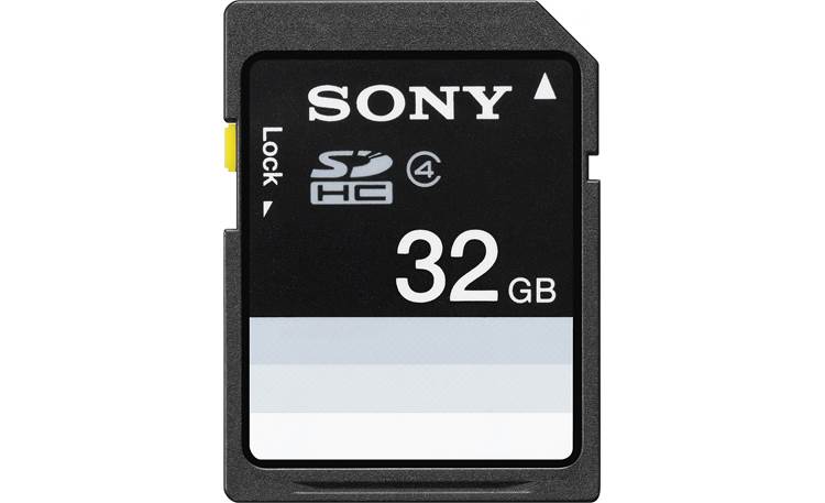 Sony SDHC Memory Card (32GB) Speed Class 4 at Crutchfield