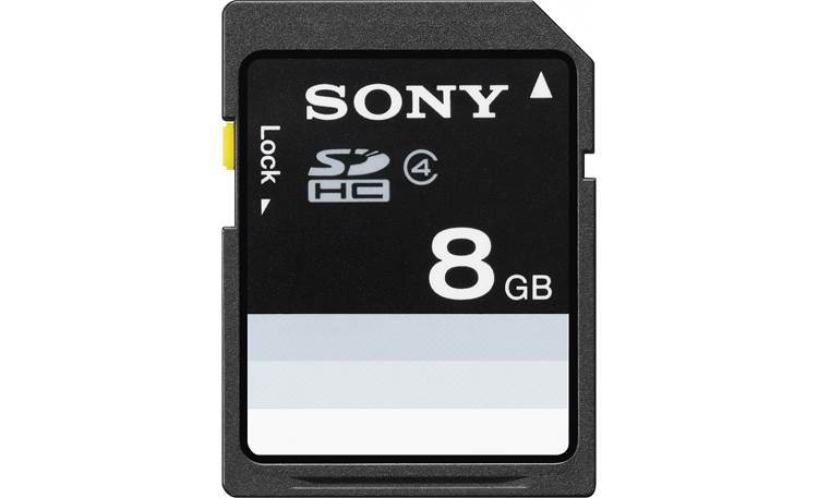 Sony SDHC Memory Card (8GB) Speed Class 4 at Crutchfield