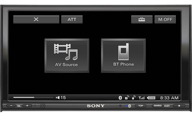 Sony XAV-72BT DVD receiver at Crutchfield