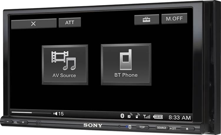 Sony XAV-72BT DVD receiver at Crutchfield