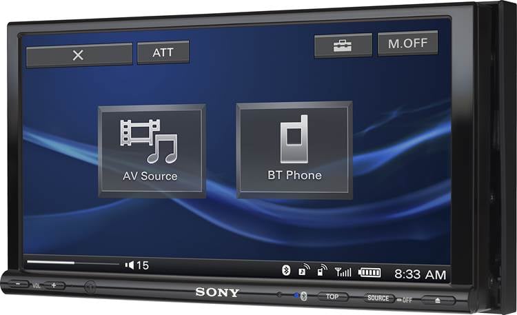 Sony XAV-72BT DVD receiver at Crutchfield