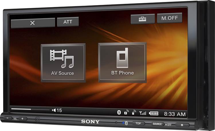 Sony XAV-72BT DVD receiver at Crutchfield