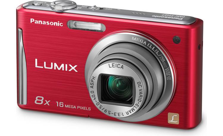 Panasonic Lumix DMC-FH27 (Red) 16.1-megapixel digital camera with 8X ...