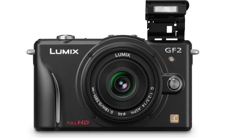Panasonic Lumix DMC-GF2K Kit (Black) 12.1-megapixel digital camera with ...