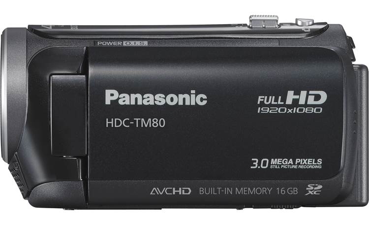 Panasonic HDC-TM80 (Black) HD camcorder with 16GB flash memory at ...