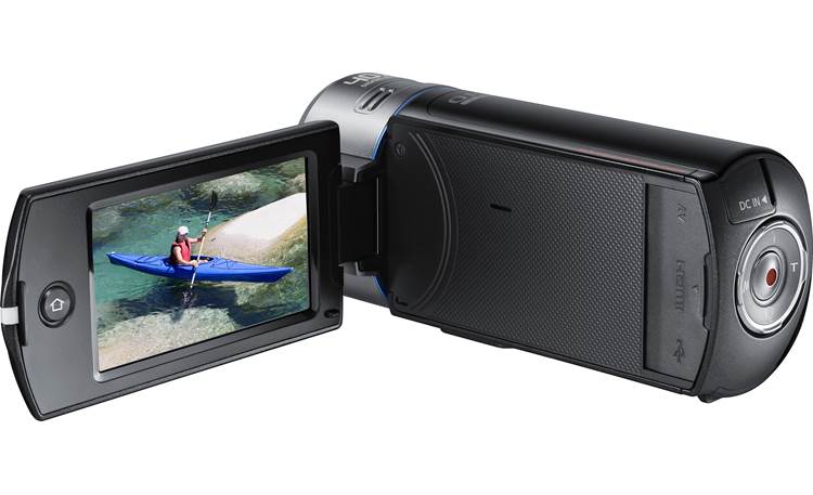 Samsung QF20 "Switch Grip" HD camcorder with Wi-Fi® at Crutchfield
