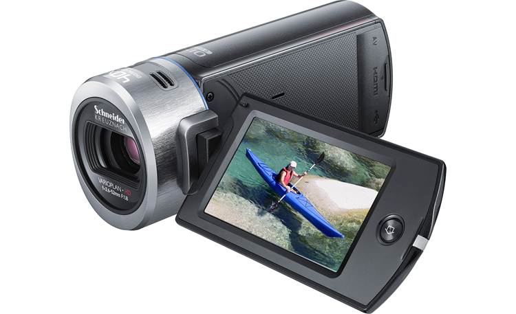 Samsung QF20 "Switch Grip" HD camcorder with Wi-Fi® at Crutchfield