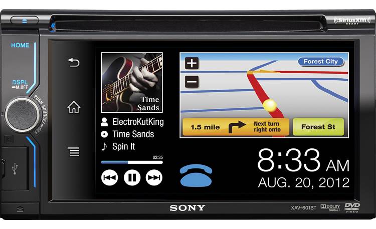 Sony XAV-601BT DVD receiver at Crutchfield