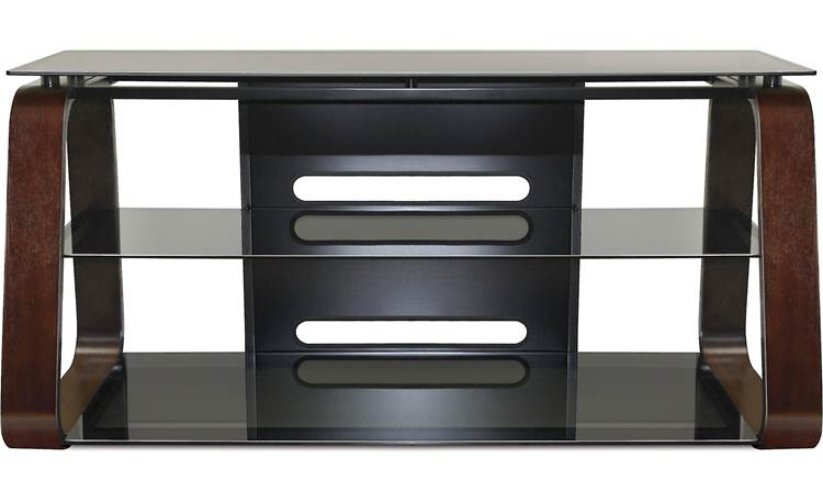 Bell'O CW349 Curved wood audio/video stand for TVs up to 55" at Crutchfield