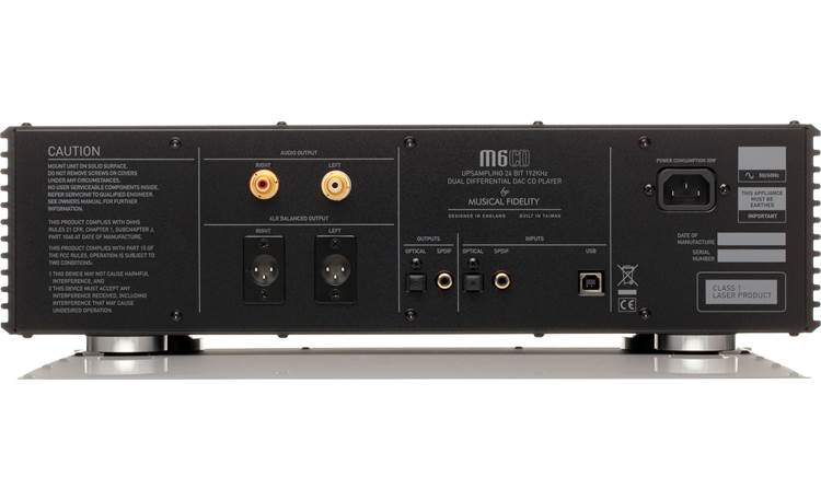 Musical Fidelity M6CD (Black) Single-disc CD player/DAC at Crutchfield