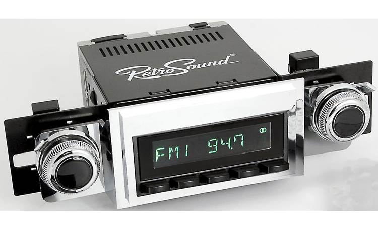 Retrosound 118-53-73 Faceplate and Knob Kit (Chrome bezel with chrome ...