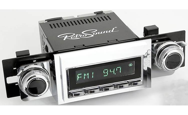 Retrosound 118-53-73 Faceplate and Knob Kit (Chrome bezel with chrome ...