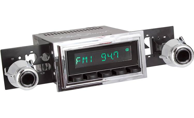 RetroSound Mustang Faceplate and Knob Kit (Chrome faceplate) Install a ...