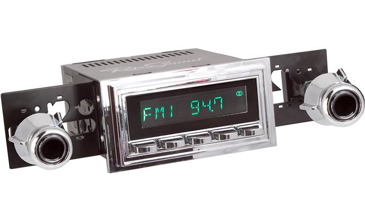 RetroSound Mustang Faceplate and Knob Kit (Chrome faceplate) Install a ...