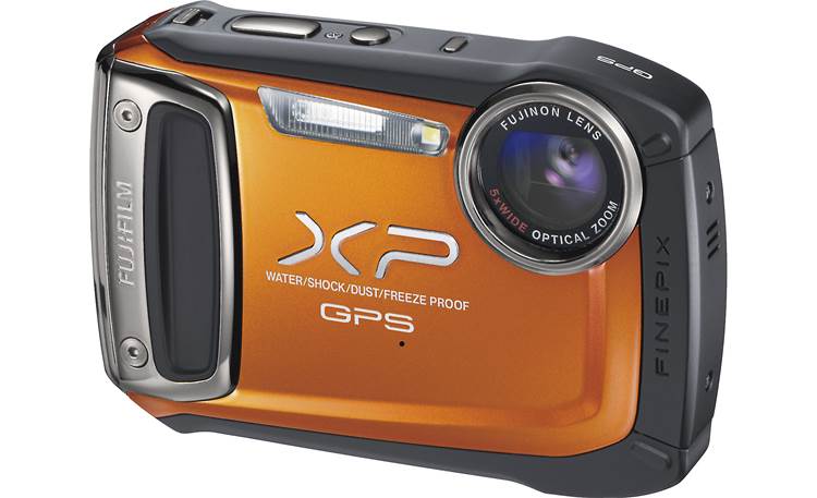 Fujifilm FinePix XP150 (Orange) Tough-style 14.4-megapixel digital camera with 5X optical zoom ...