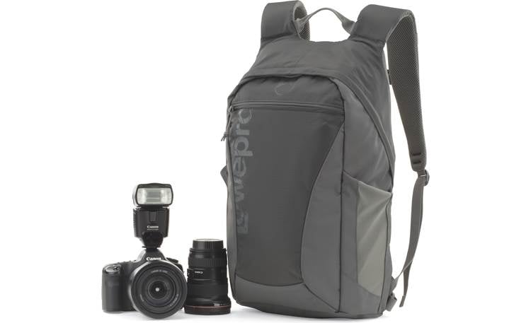Lowepro Photo Hatchback 22L AW (Slate Grey) Hatchback-access daypack for mid-size DSLR, attached ...