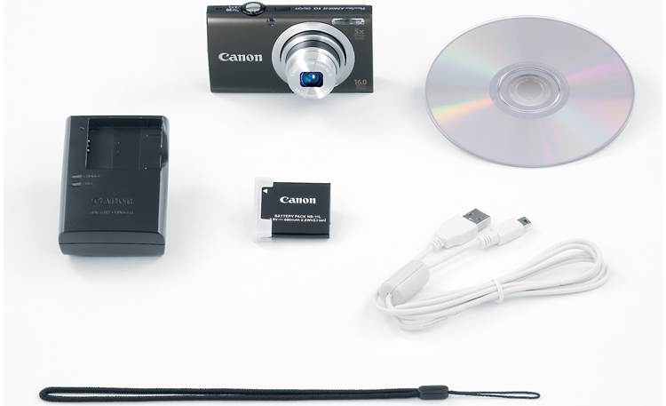 Canon PowerShot A2400 IS (Black) 16-megapixel digital camera with 5X ...