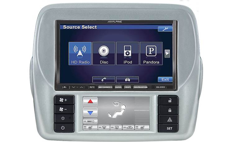 Alpine INA-W910 Perfect Fit for Camaro Alpine GPS receiver with dash adapter package for 2010-up ...