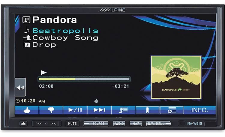 Alpine INA-W910 Perfect Fit for GM Alpine GPS receiver, plus dash adapter package for select ...