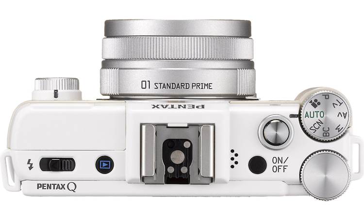 Pentax Q Kit (White) Compact interchangeable lens hybrid camera with ...