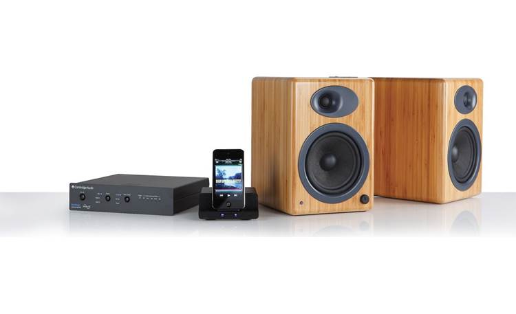 Audioengine 5 (A5) Premium powered bookshelf speakers (Bamboo) at ...