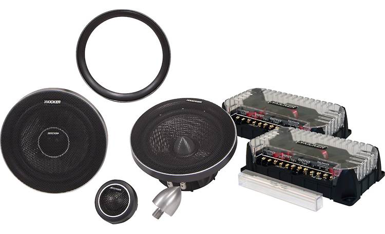 Kicker 09QS60.2 QS Series 6-1/2" component speaker system at Crutchfield