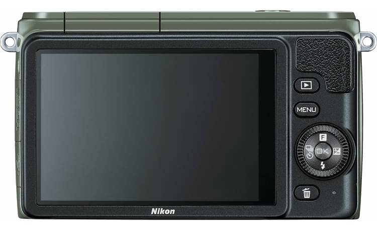 Nikon 1 S1 with Low-profile 2.5X Zoom Lens (Khaki) 10-megapixel hybrid ...