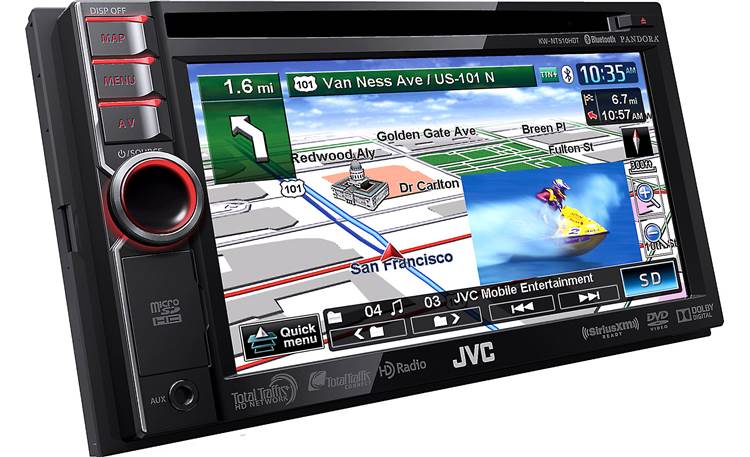 JVC KW-NT510HDT (Refurbished) Navigation receiver at Crutchfield