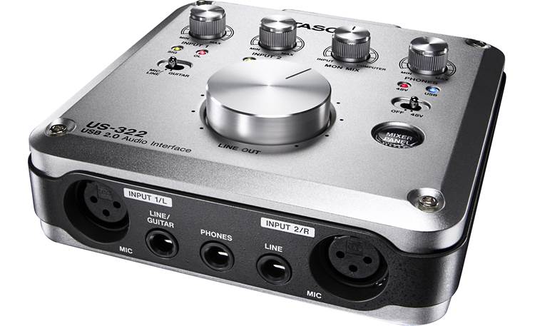 Tascam US-322 USB 2.0 audio interface at Crutchfield