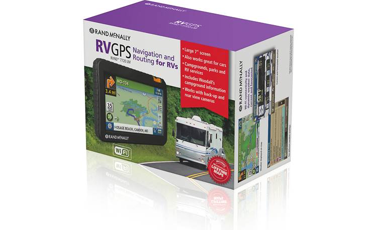 Rand McNally RVND 7720 LM Portable navigator for RV drivers — includes ...