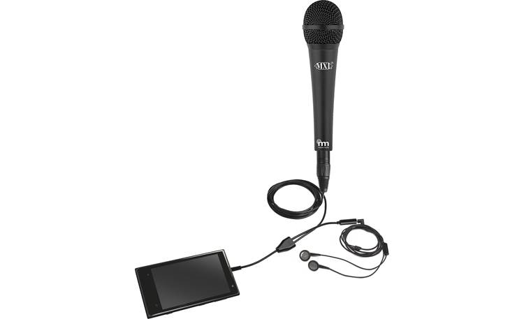MXL MM-130 Handheld condenser microphone for smartphones and tablets at Crutchfield