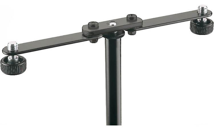 K&M 23510 Adjustable Microphone Bar Position two microphones on one ...