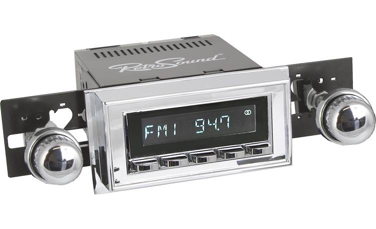 RetroSound 108-06-76 Faceplate and Knob Kit (Chrome faceplate and knobs ...