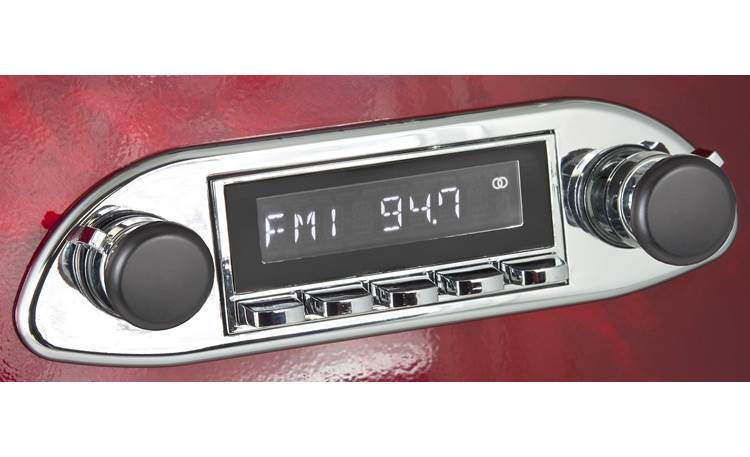 RetroSound 311-40-80 Faceplate and Knob Kit (Chrome faceplate with ...