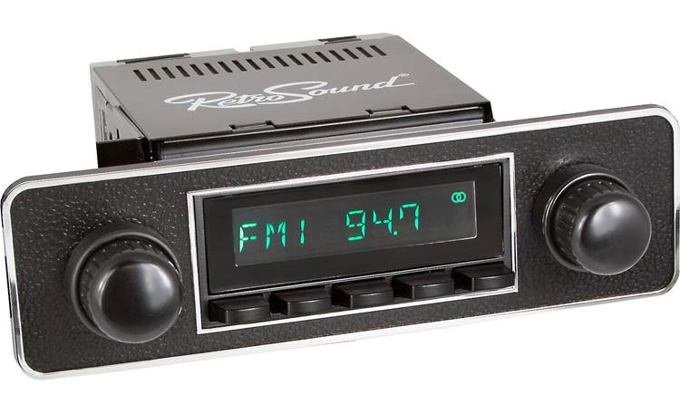 RetroSound 502-36-96 Faceplate and Knob Kit (Black faceplate with ...